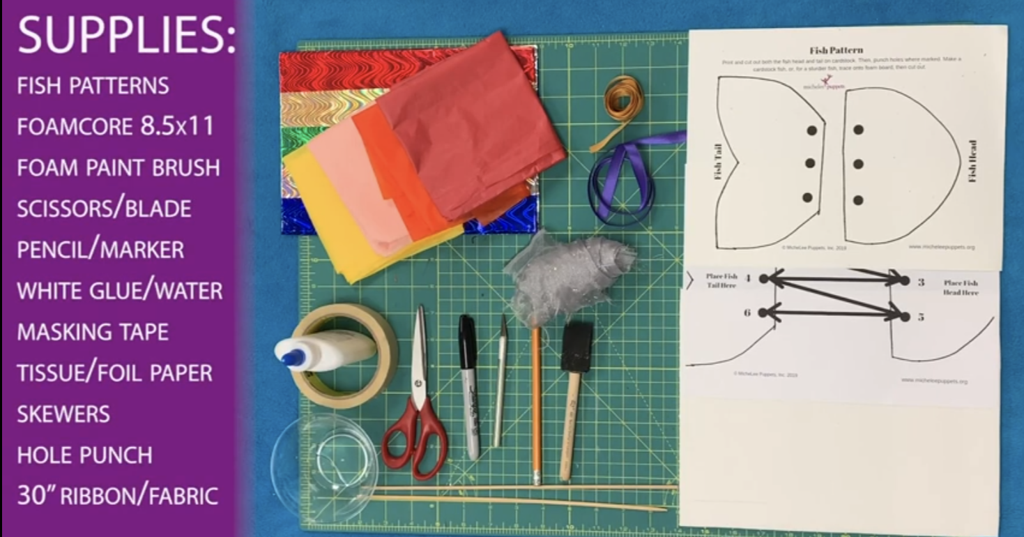 DIY: Make a Fish Rod Puppet - Michelee Puppets