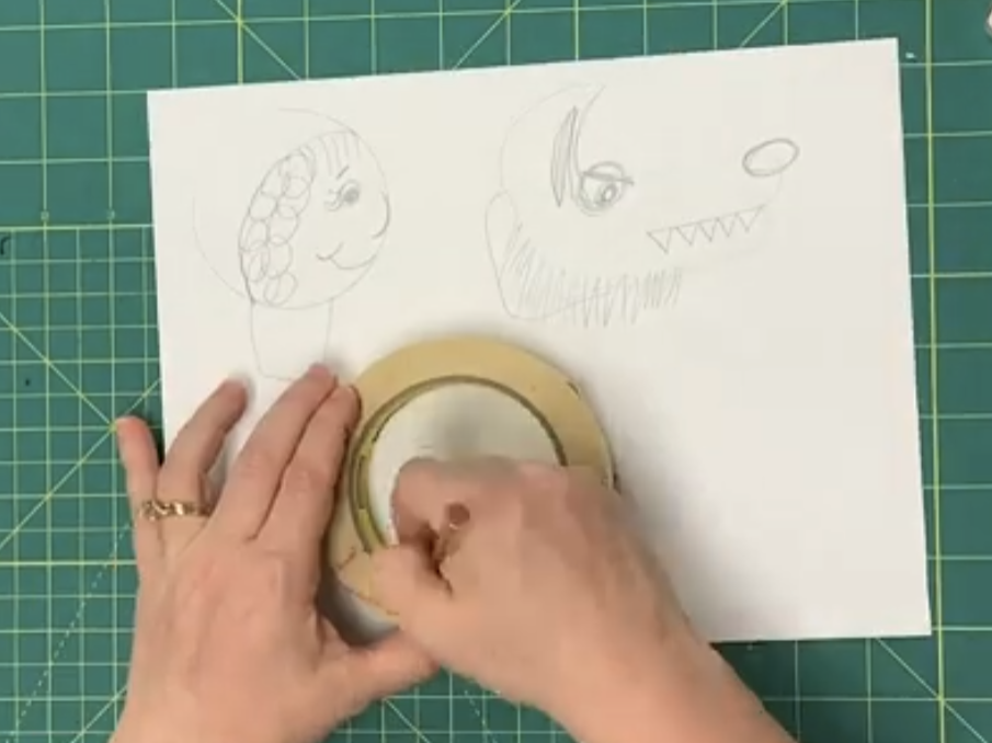 DIY: Make a Colorful Shadow Puppet - Michelee Puppets