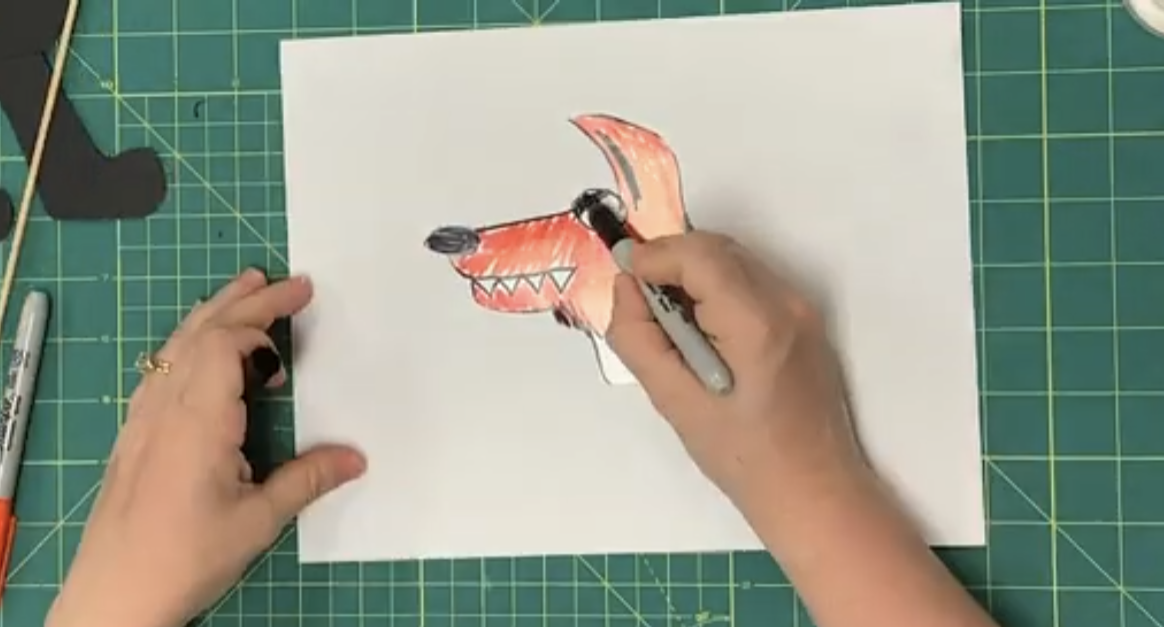 DIY: Make a Colorful Shadow Puppet - Michelee Puppets