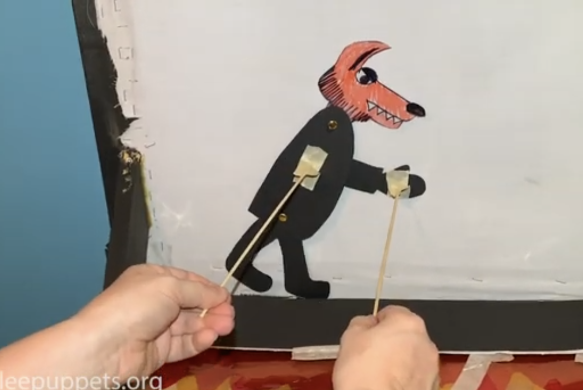 DIY: Make a Colorful Shadow Puppet - Michelee Puppets